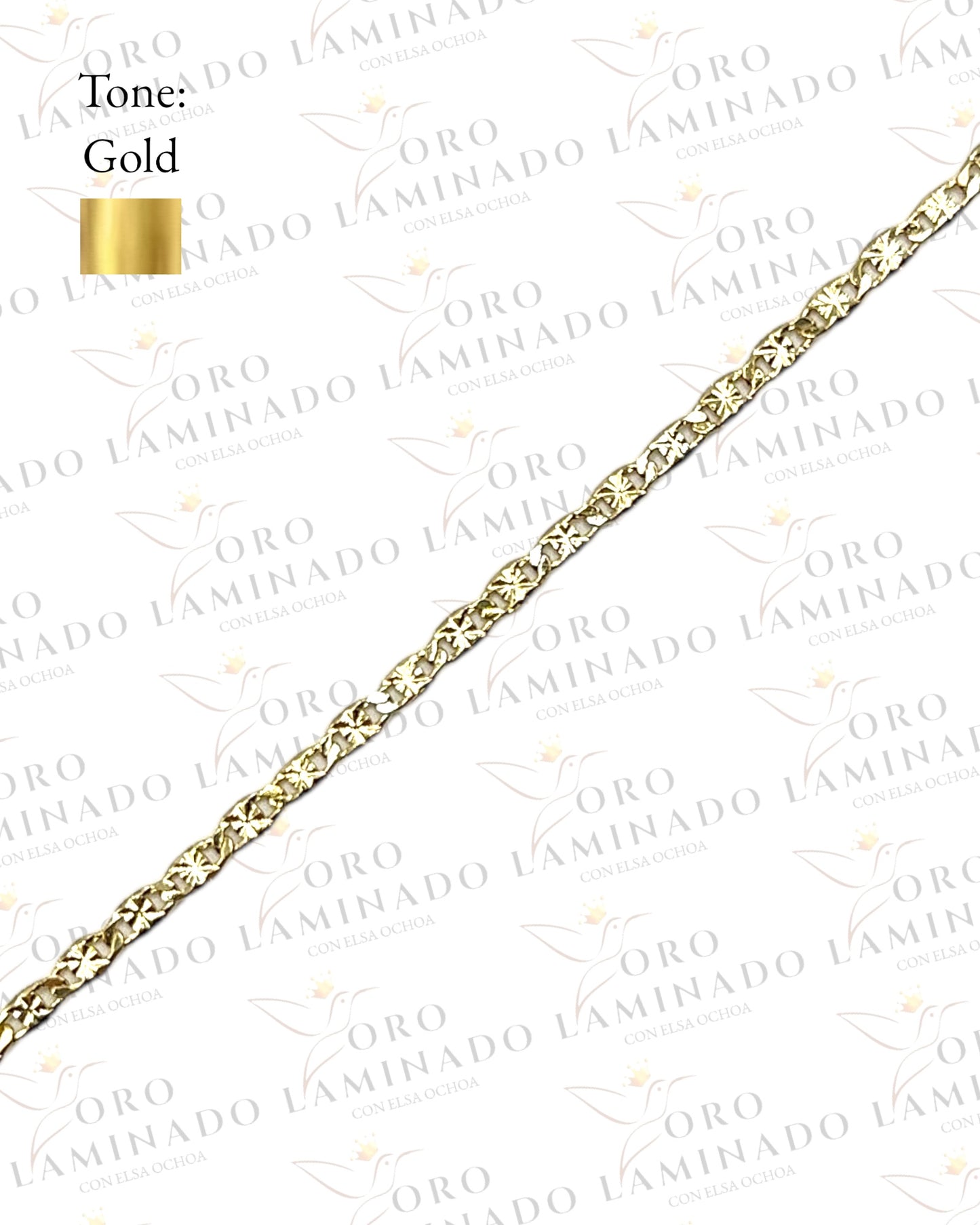 22” 3mm Flor Valentin Chains (Pack of 6) B9 – Oro Laminado Elsa