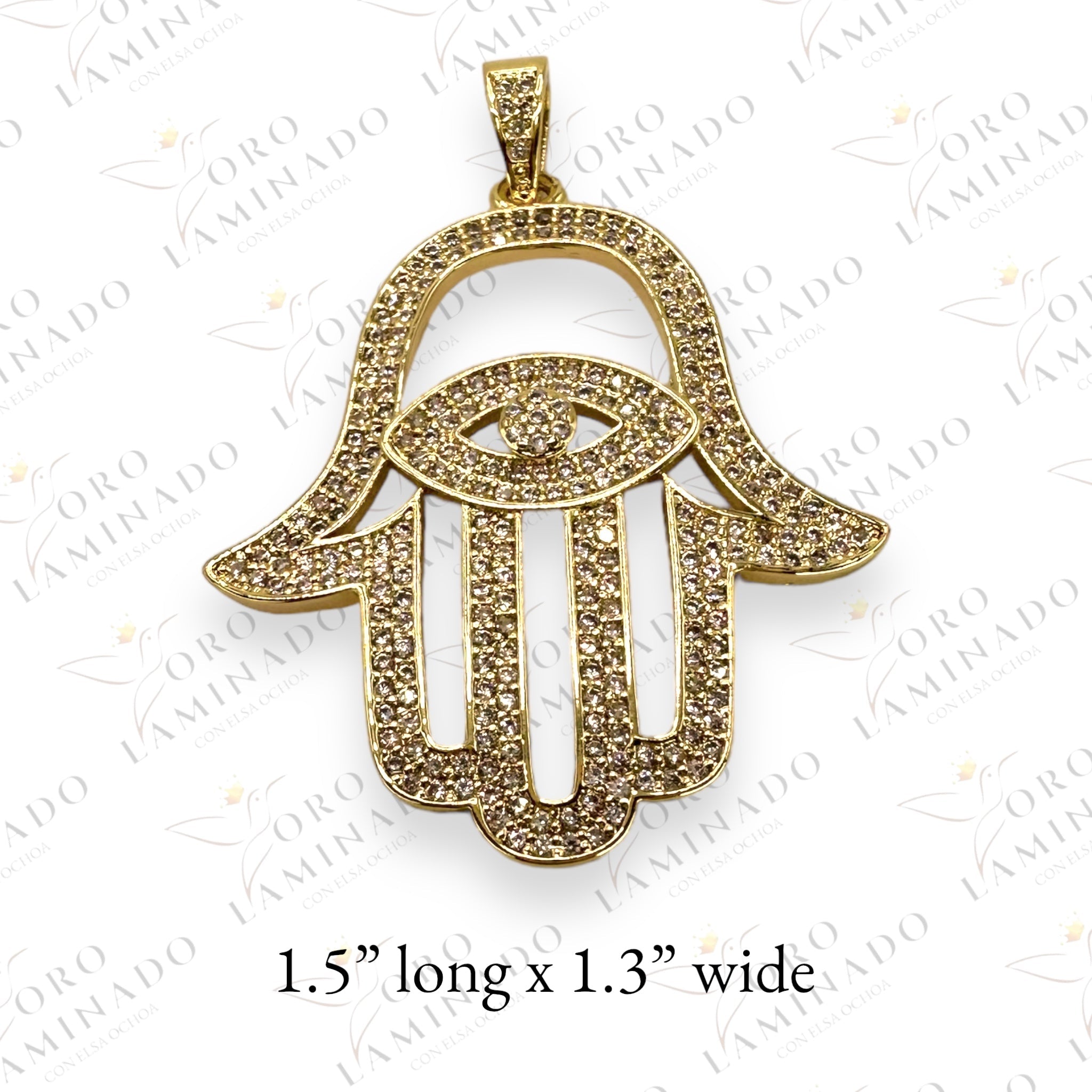Fatima Hand Pendant R137 – Oro Laminado Elsa