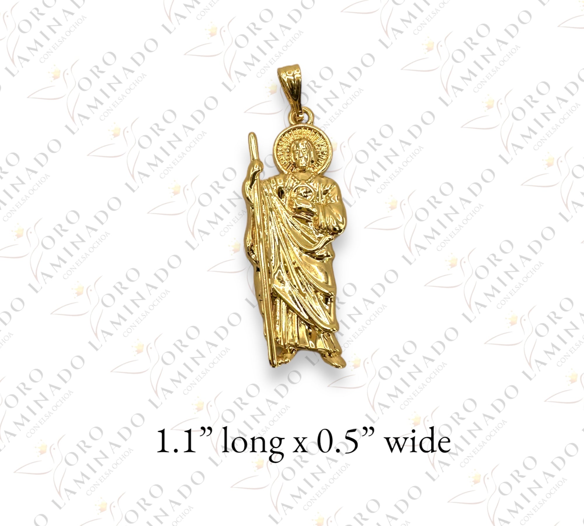 San judas Tadeo pendant G23 – Oro Laminado Elsa