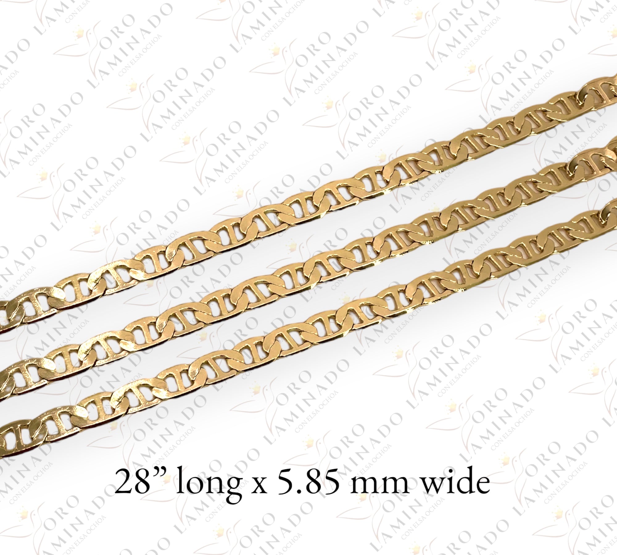 Gucci Style chain (pack of 3) R232 – Oro Laminado Elsa