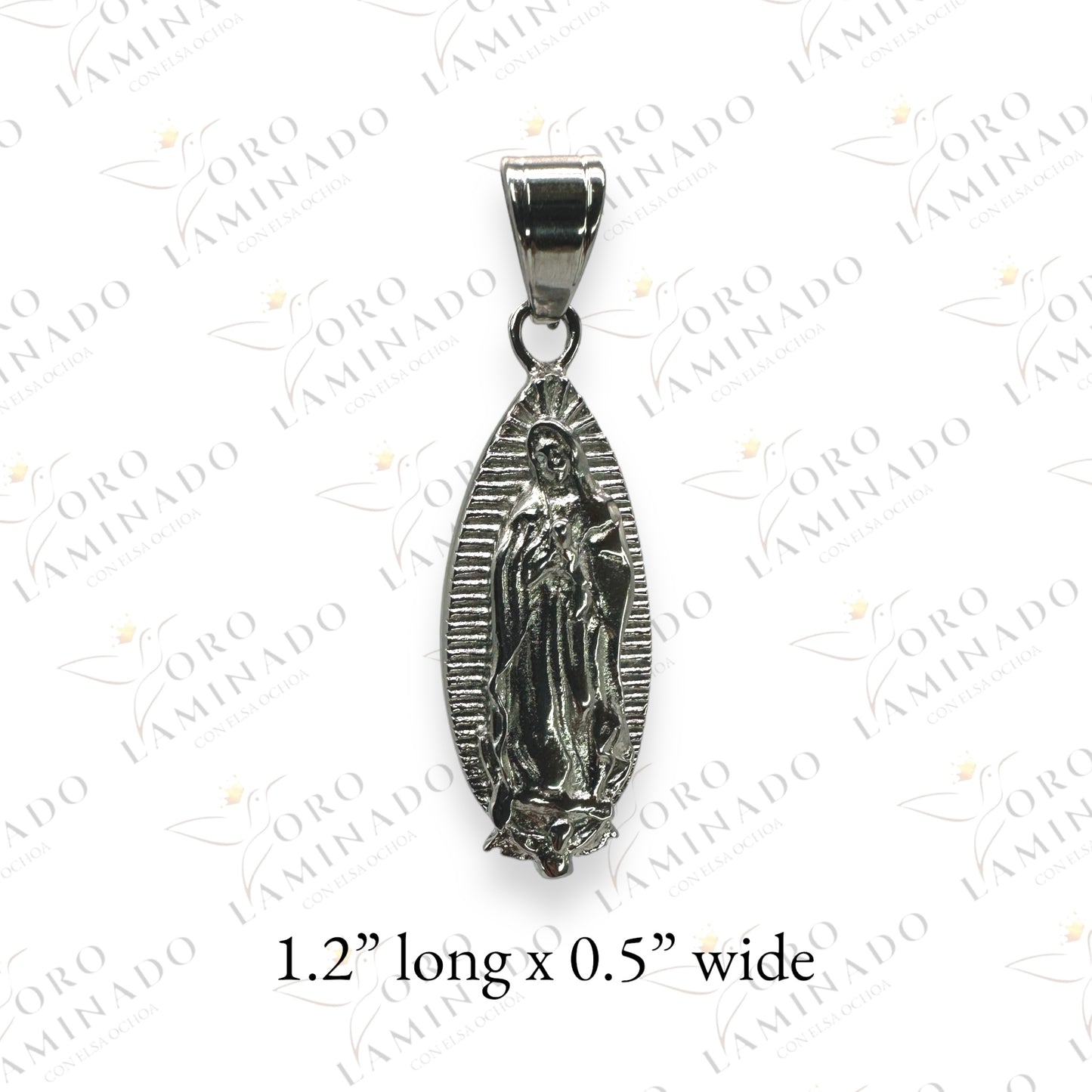 Pendant of the Virgen de Guadalupe Y341 – Oro Laminado Elsa